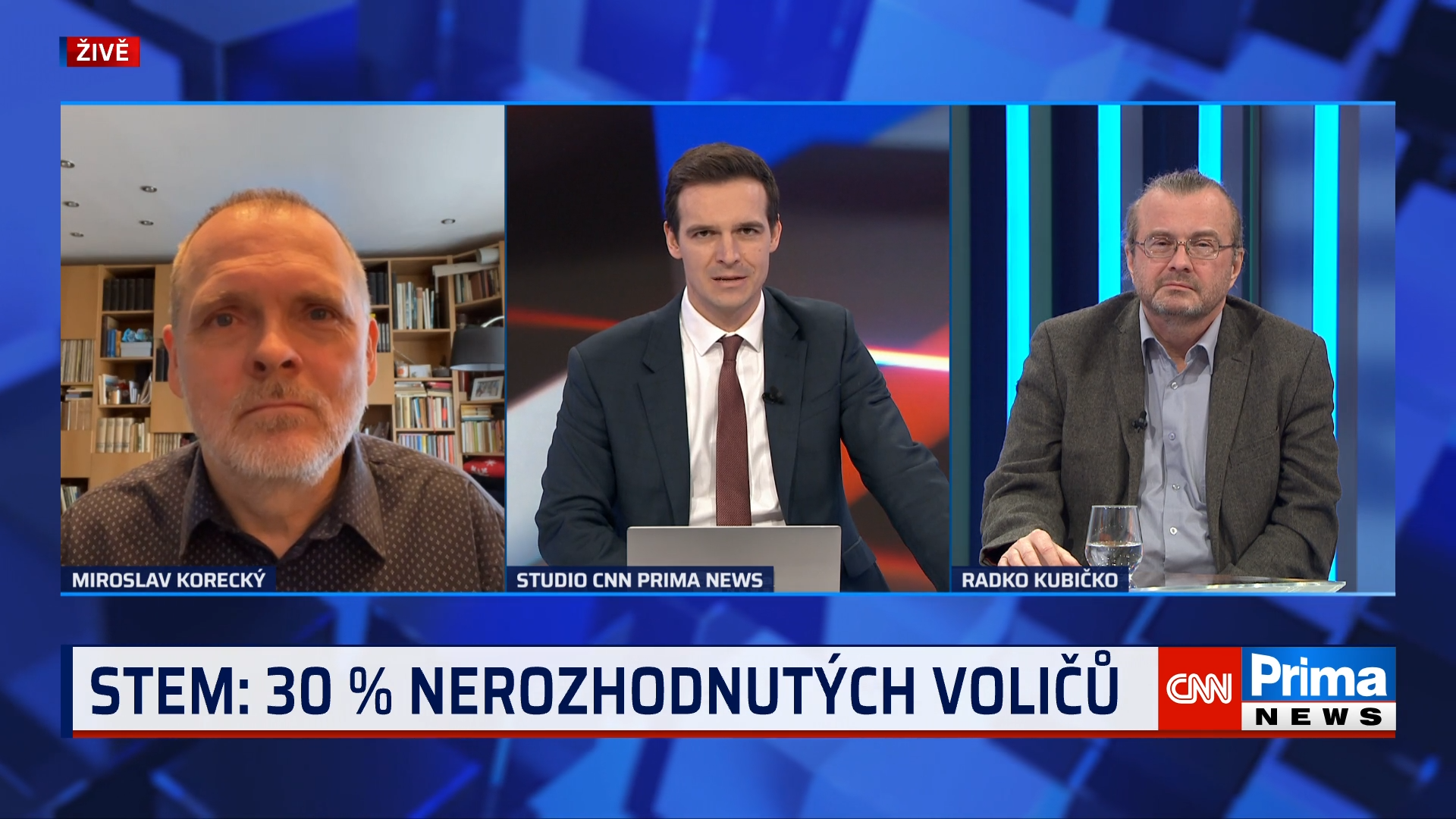 Partie PLUS - epizoda Partie PLUS, Miroslav Korecký, Radko Kubičko, Vlastimil Tlustý, Jiří ...