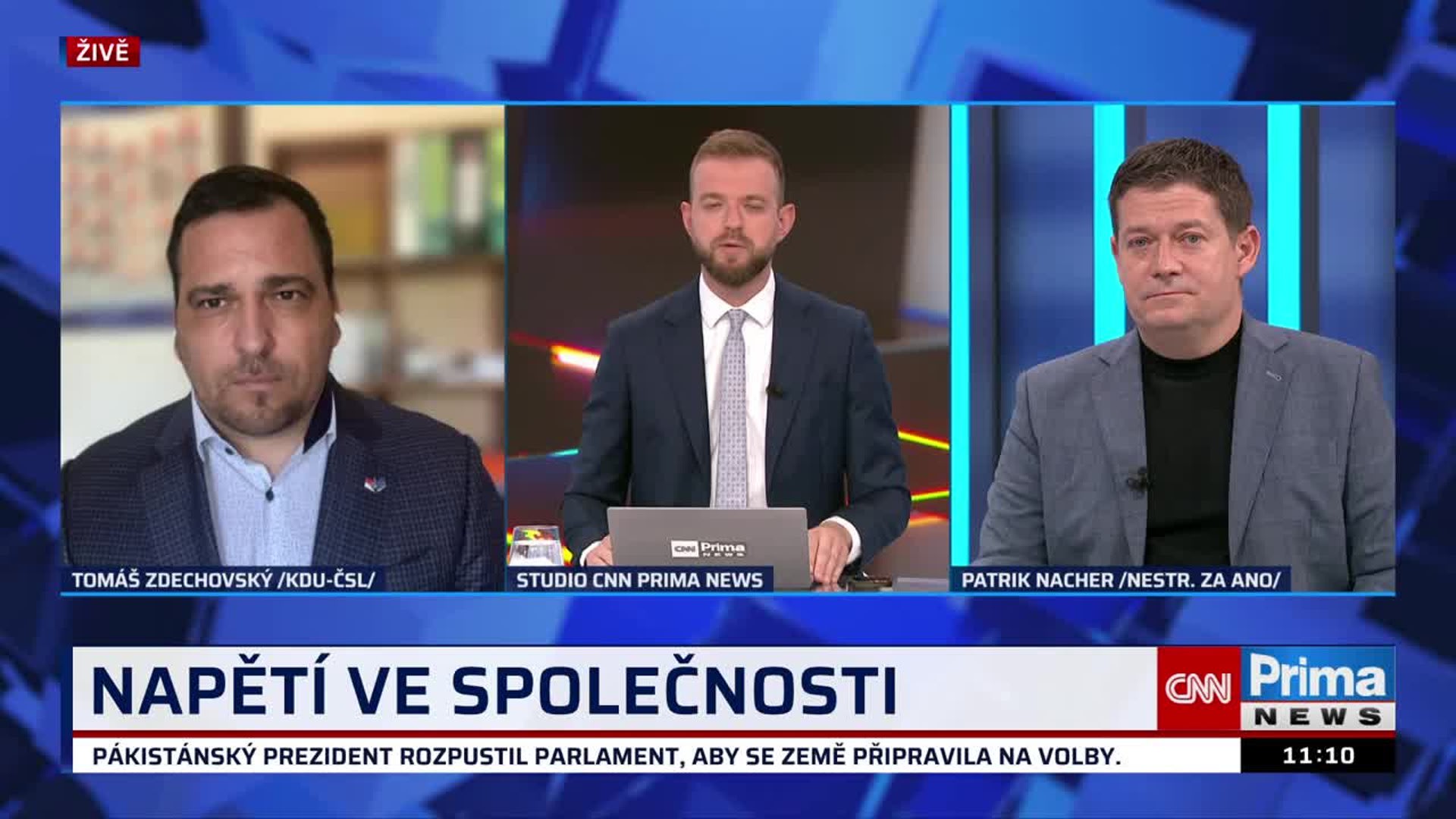 Partie PLUS - epizoda Partie PLUS, Patrik Nacher, Tomáš Zdechovský - 13.8. v 11:00 online | prima+