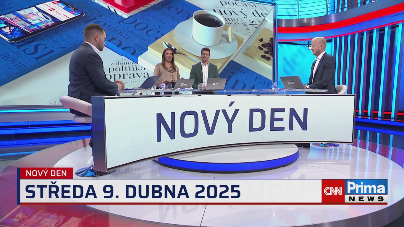 NOVÝ DEN - 9.4. v 05:55 - NOVÝ DEN - CNN Prima NEWS