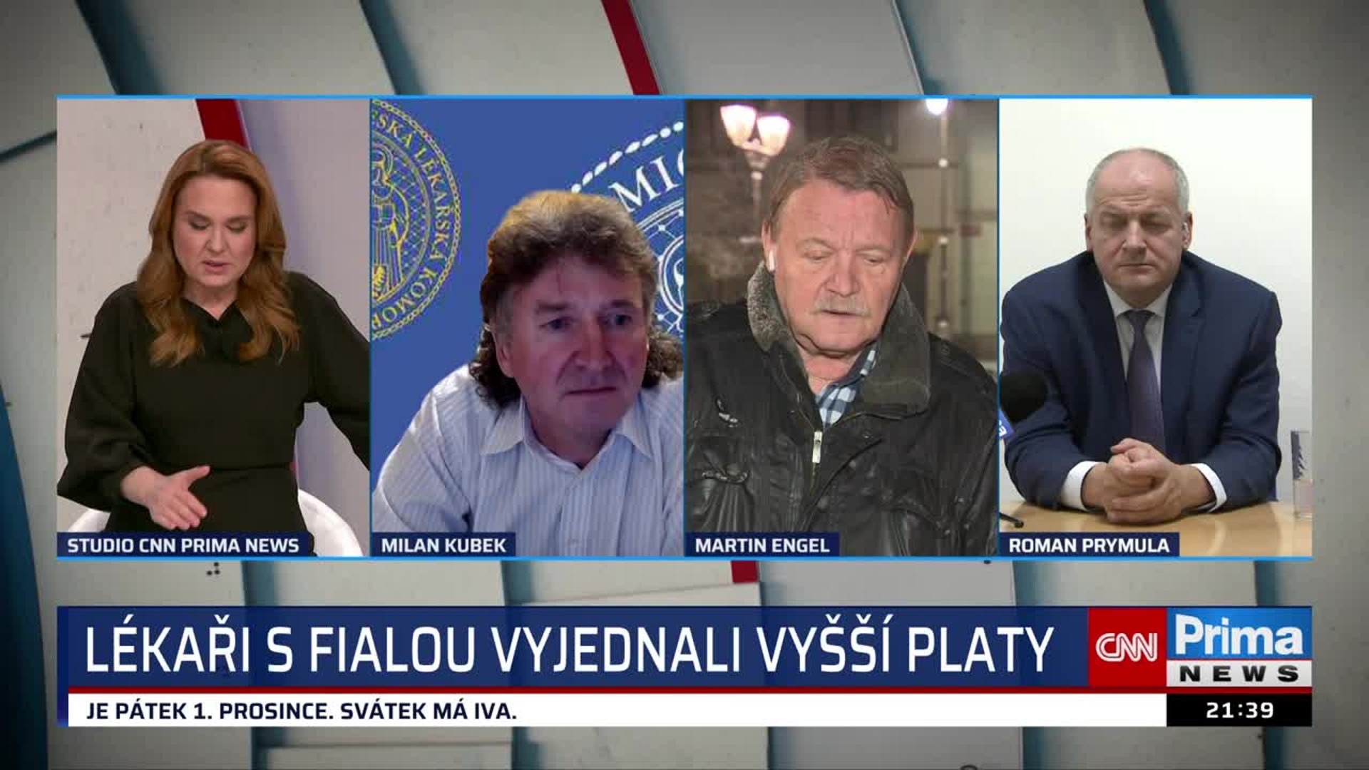 360° - epizoda 360°, Tom Philipp, Milan Kubek, Martin Engel, Roman Prymula - 1.12. v 21:30 ...