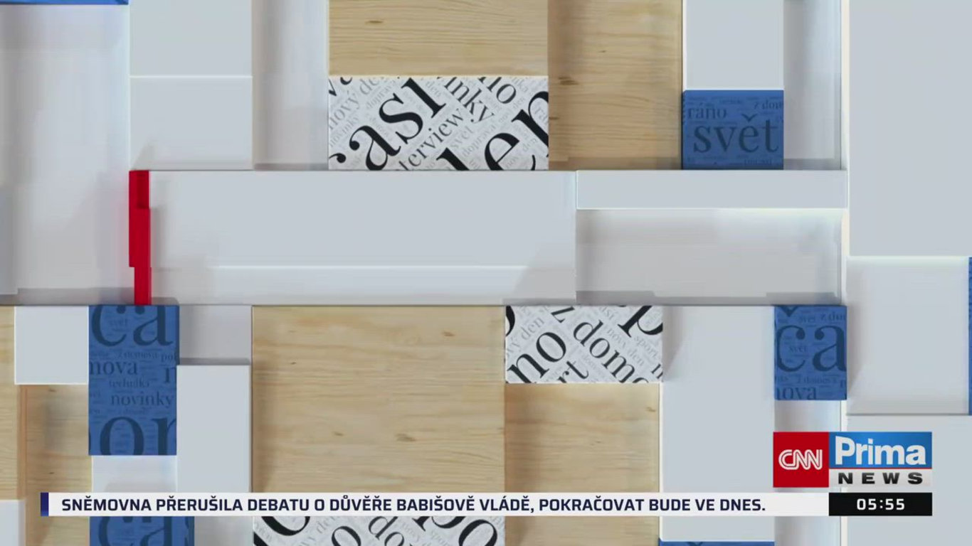 NOVÝ DEN, 15.1. v 05:55 - NOVÝ DEN - CNN Prima NEWS