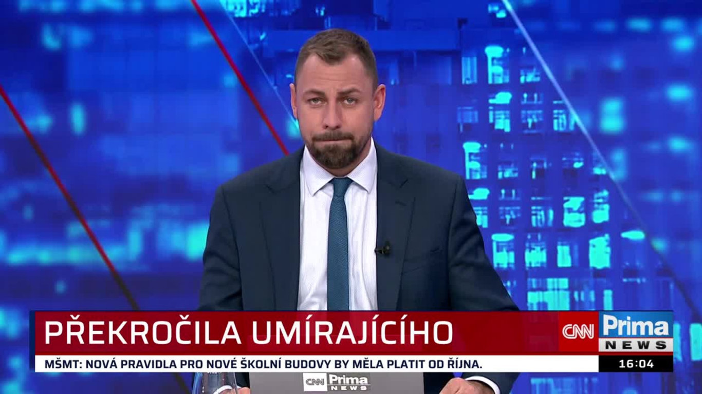 ZPRÁVY, Radek Jaroš, Mike Valerio - 11.8. v 16:00 - ZPRÁVY - CNN Prima NEWS