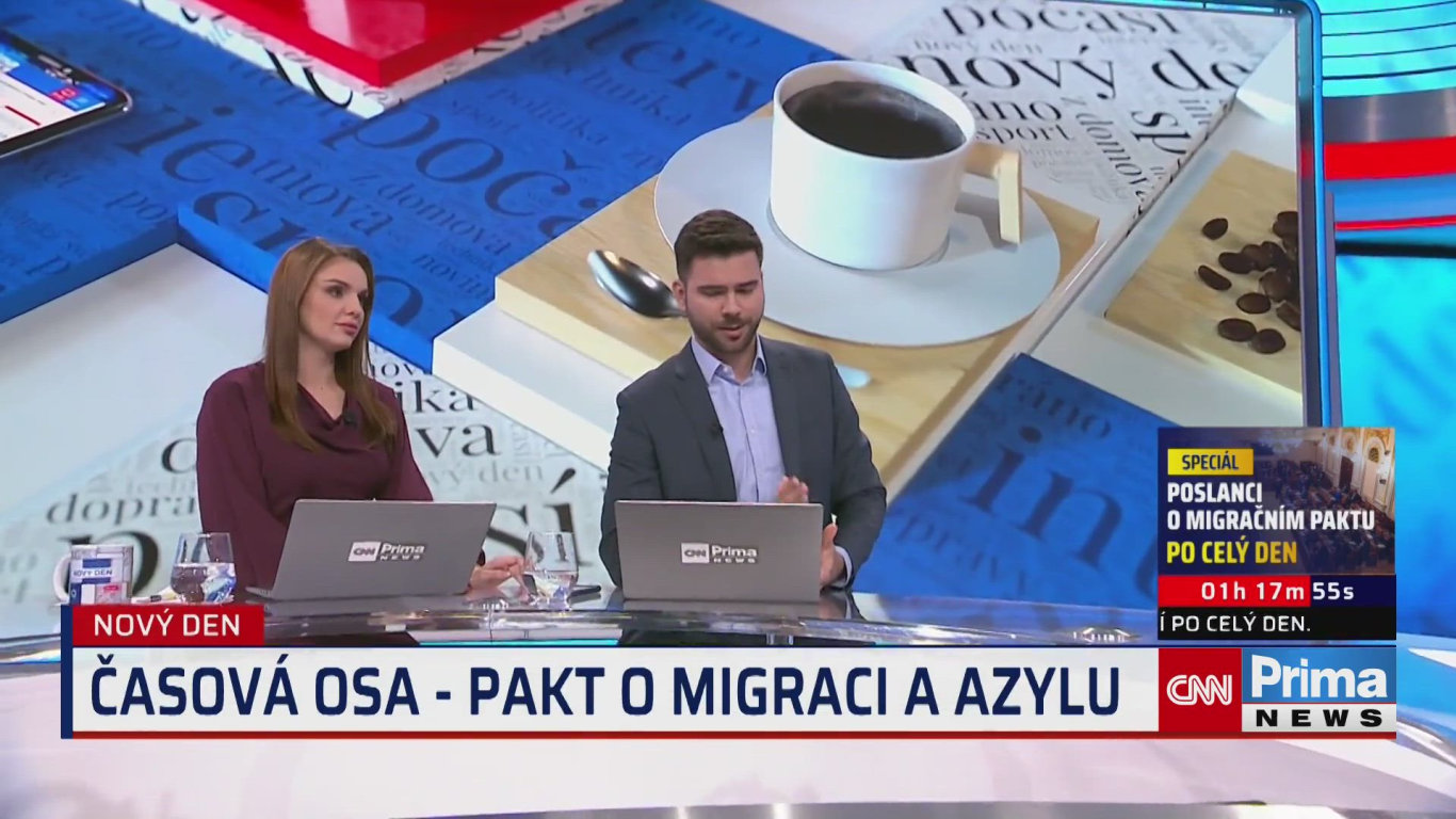 Migrační pakt a mapa migrace do Evropy - CNN Prima NEWS