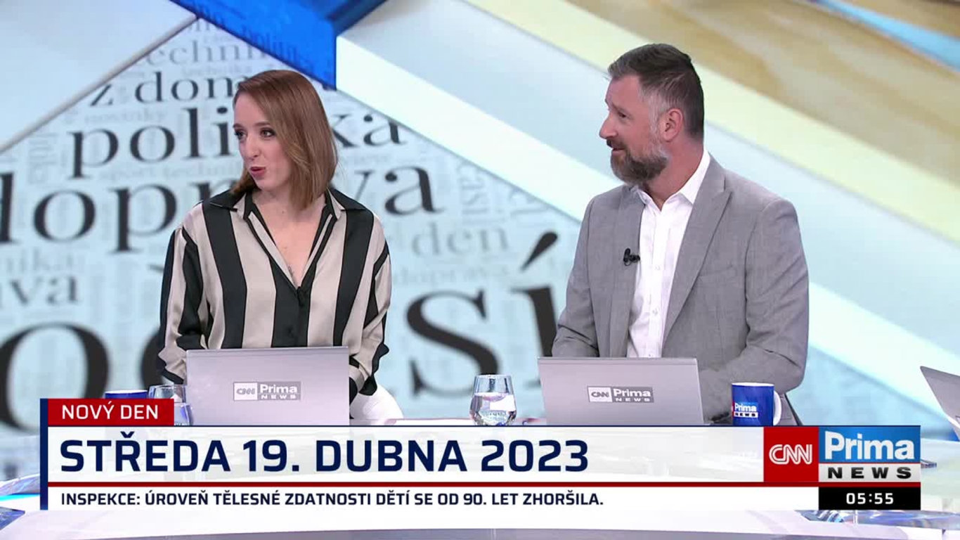 NOVÝ DEN, Adéla Jelínková, Petr Vágner - 19.4. v 05:55 - NOVÝ DEN - CNN Prima NEWS
