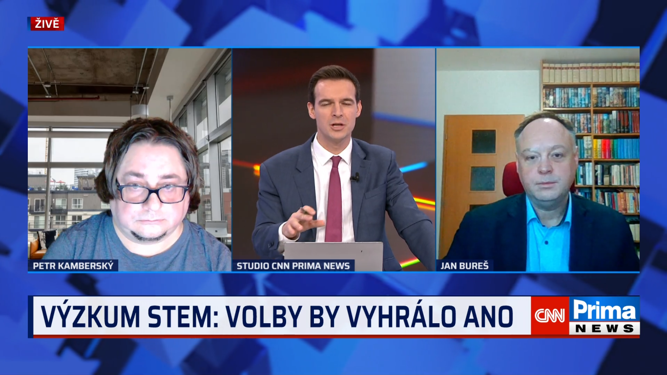 Partie PLUS, Petr Kamberský, Jan Bureš, Martin Slaný - 26.1. v 13:00 - Partie PLUS - CNN Prima NEWS