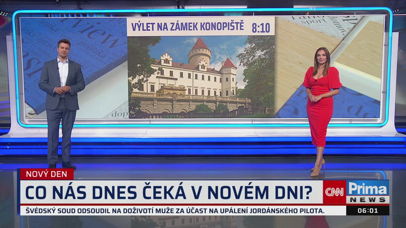 NOVÝ DEN - 1.8. v 06:00 - NOVÝ DEN - CNN Prima NEWS