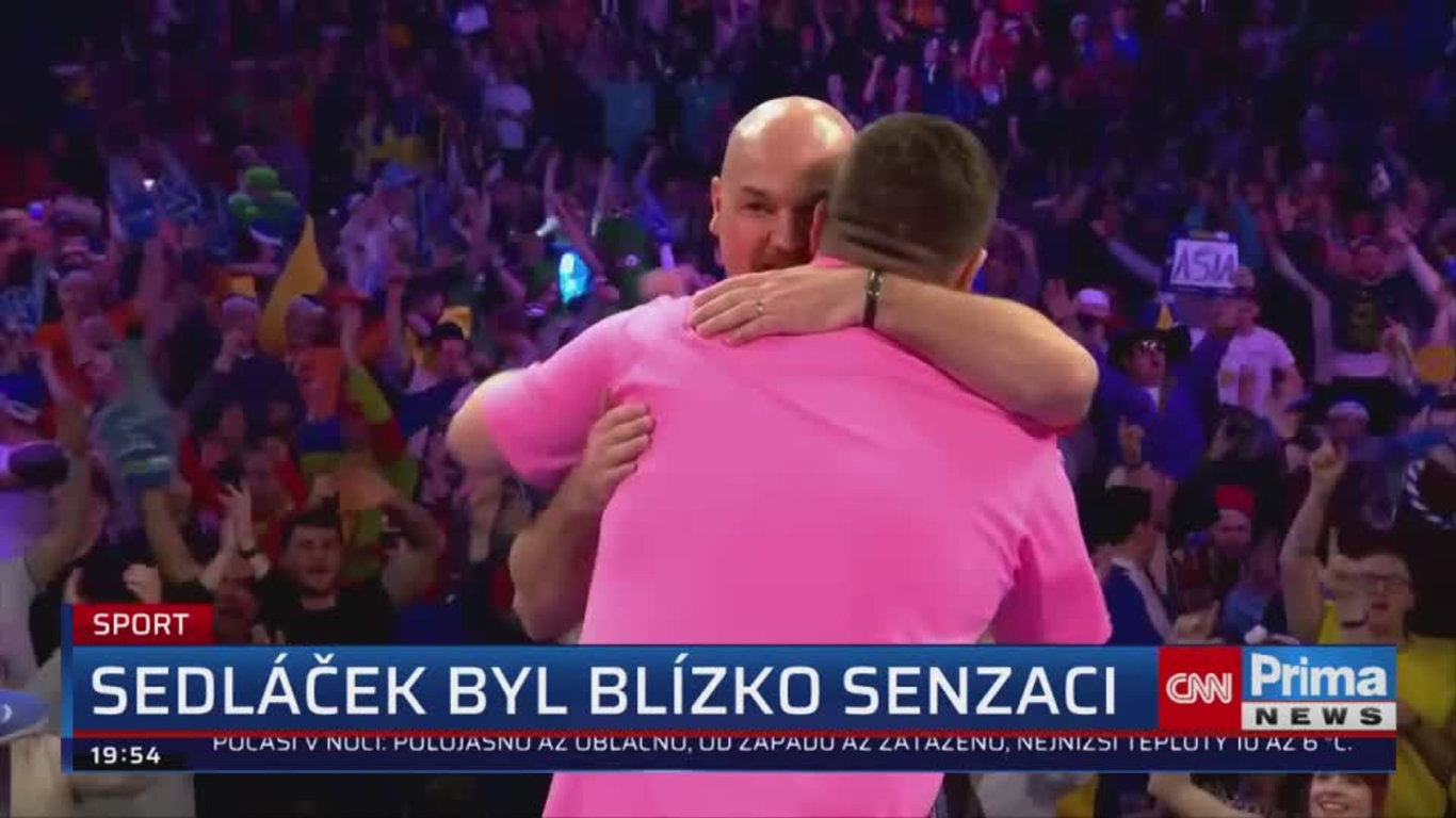 Sedláček byl blízko senzaci - HLAVNÍ ZPRÁVY - CNN Prima NEWS
