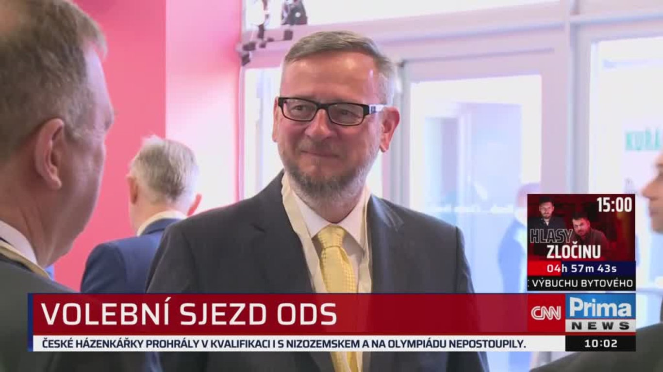 Volební sjezd ODS - ZPRÁVY - CNN Prima NEWS