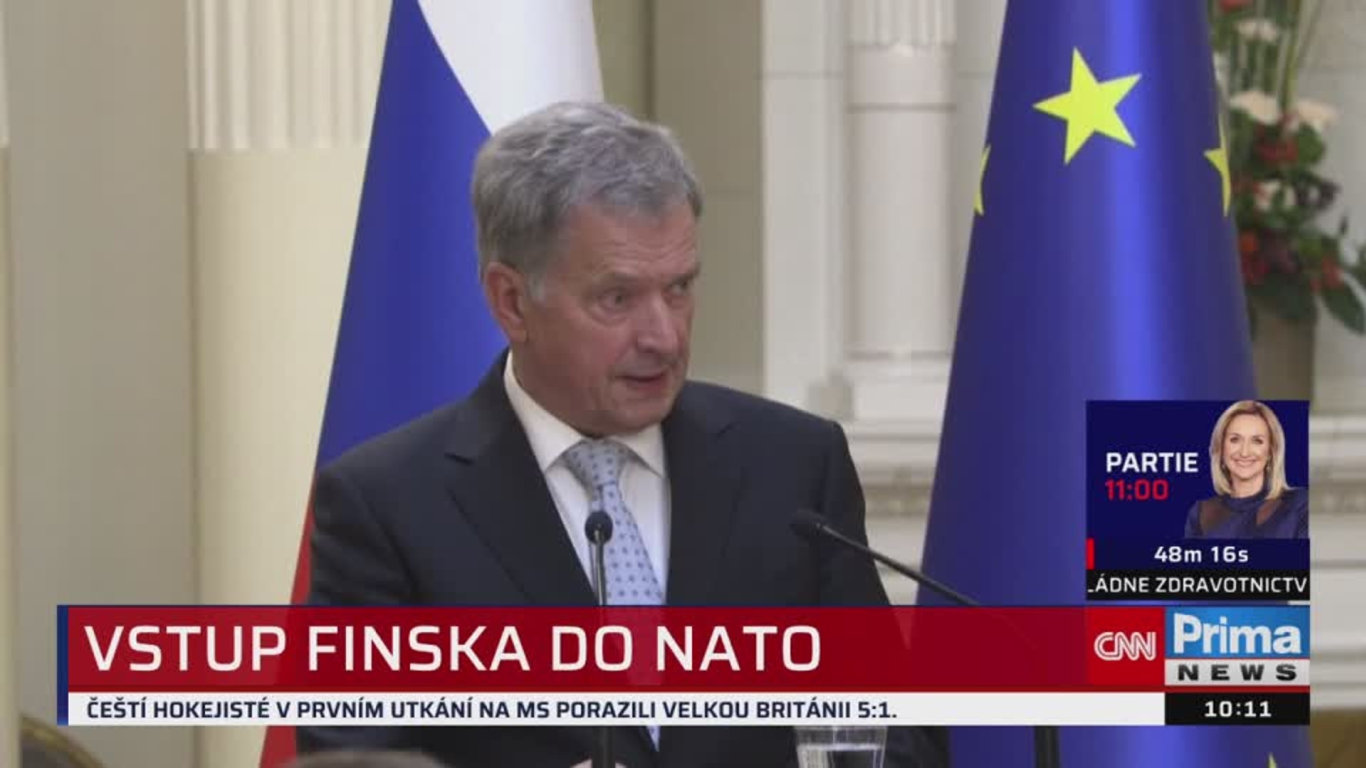 Vstup Finska do NATO - ZPRÁVY - CNN Prima NEWS